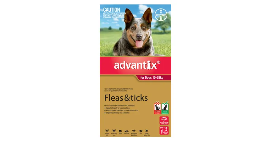 Bayer Advantix Dog 10-25kg (Large) – Valley Feeds & General